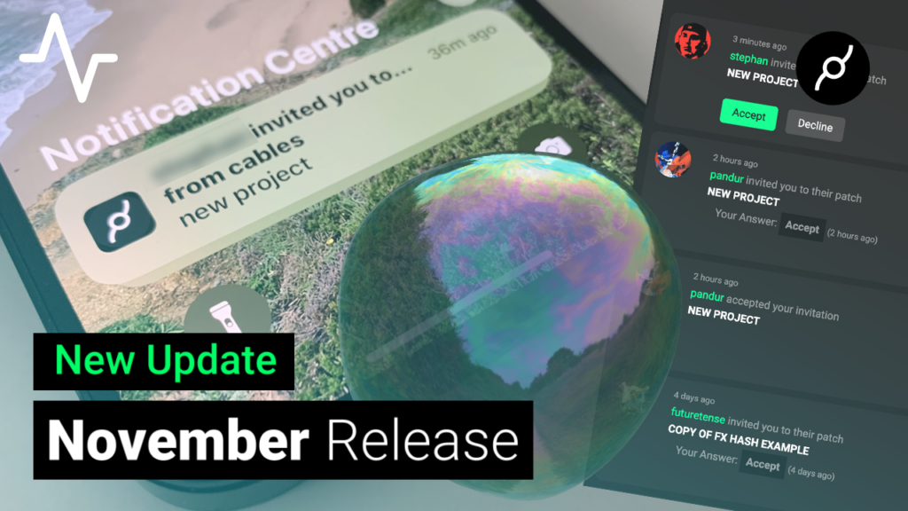 November 2023 Release - cables.gl - blog