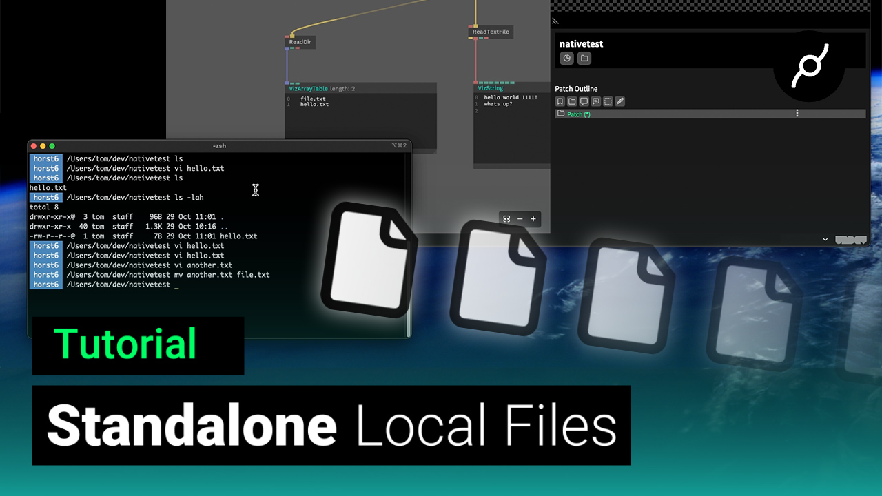 Video Tutorial: Standalone Local Files - cables.gl - blog